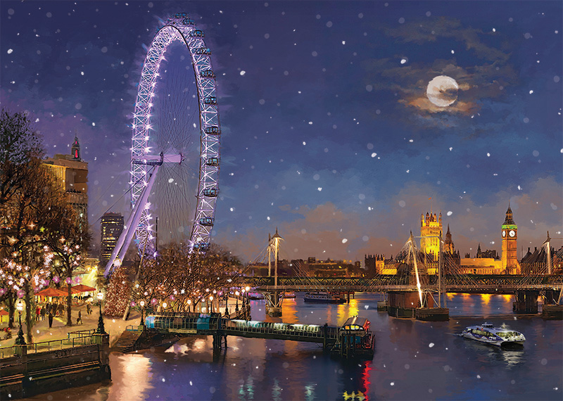 Big Ben At Christmas