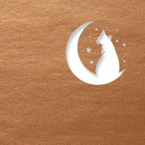 Half Moon Cat | HVLCS1530 | Christmas Cards