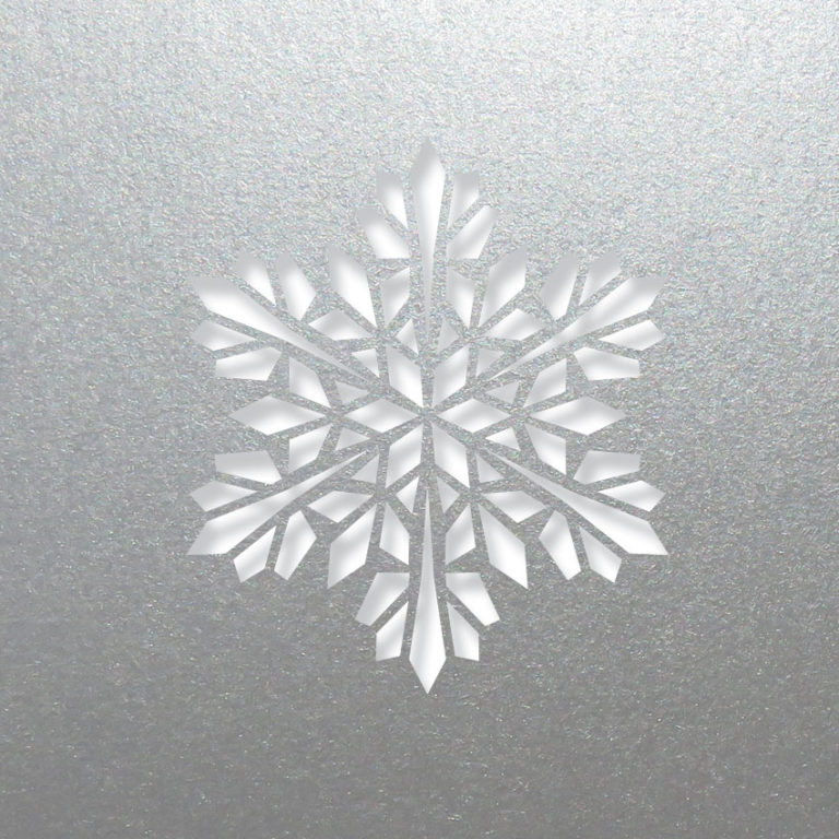 Modern Snowflake | HVLCS1512 | Christmas Cards